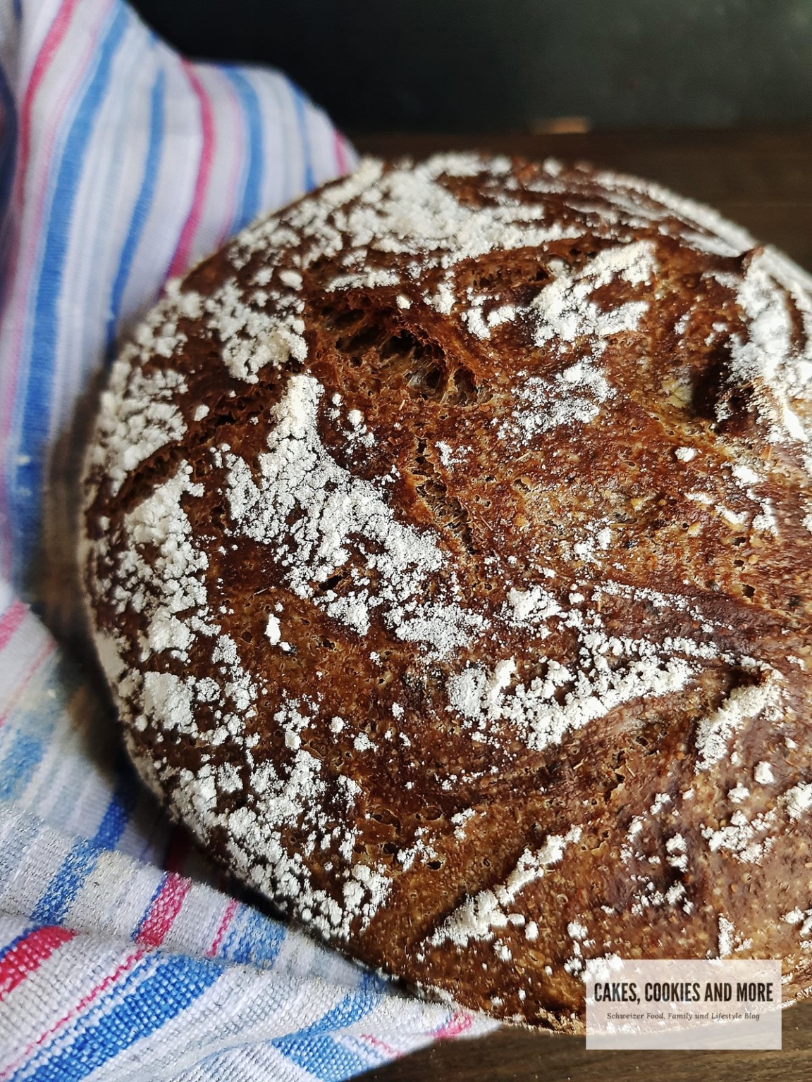 Lower Carb No Knead Brot - Cakes, Cookies and more