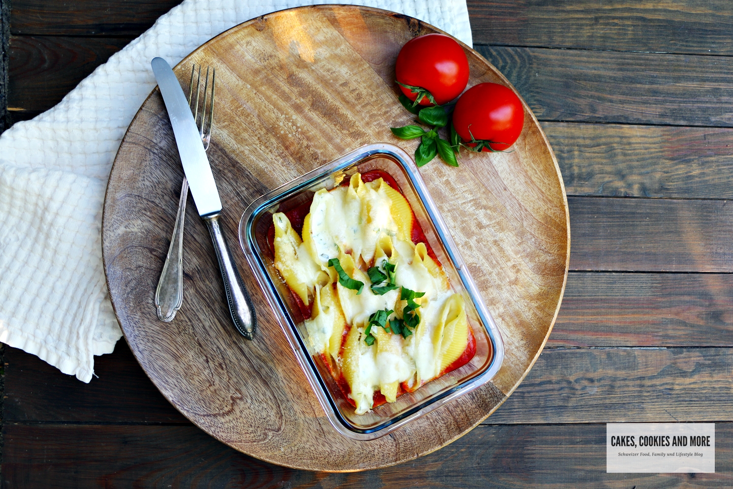 Überbackene Muschelpasta - Cakes, Cookies and more